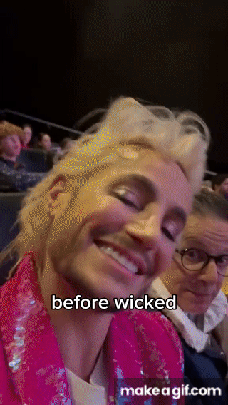 before and after @Wicked Movie 🫧 on Make a GIF