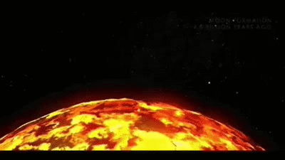 The evolution of the Moon in 30 seconds on Make a GIF