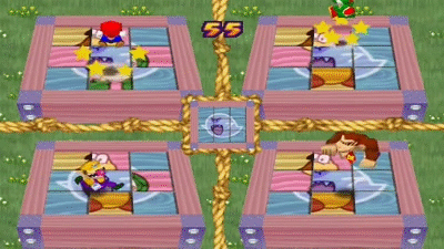 Mario Party 2 Mini Games - Tile Driver on Make a GIF