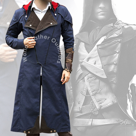 Arno Dorian Assassin's Creed Unity Cloak Coat on Make a GIF