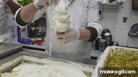 A quick video on Bakdash, the scion of Damascus's Arabic ice cream ...