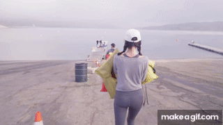 Fishing Face-Off! | Losers Swim to Shore!! 🎣 on Make a GIF