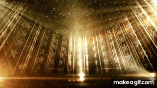 Stars Golden Stage Video Background [ High Quality Animated Background ...