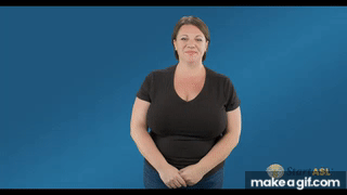 ceiling fan in ASL on Make a GIF