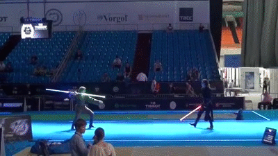 Star Wars duel on Fencing Senior World Championships Moscow 2015 on ...