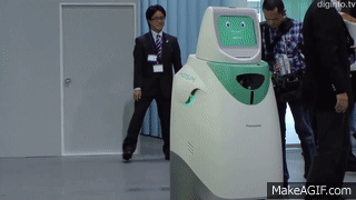 Panasonic Medication Dispensing and Delivery Robots : DigInfo on Make a GIF