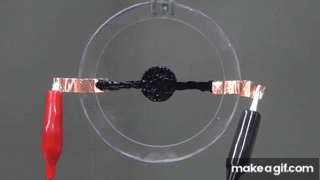 Increasing Voltage - Dielectric Elastomer Actuator on Make a GIF