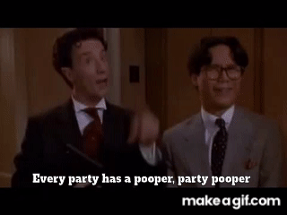 The Party Pooper Song! Franc! on Make a GIF