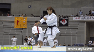 Superb performance of Karate Woman, Ayano Takaki, JKA【 Gojyu-shiho Dai ...
