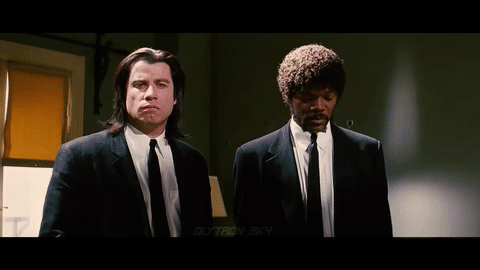 Jules and Vince, Pulp Fiction Edit on Make a GIF