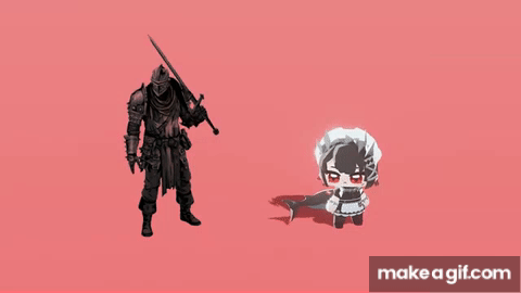Pikuniku Dance Knight and Ellen on Make a GIF