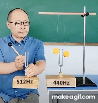 Resonance with tuning forks #laboratoryequipment #tuningfork #resonance ...