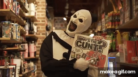 Art the Clown Slashes Into Spencer's | Terrifier 3 on Make a GIF