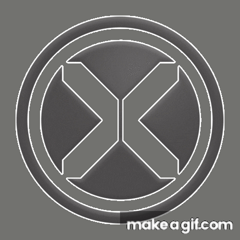 X-Men Logo Sticker on Make a GIF