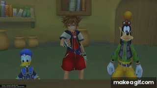Kingdom Hearts 2 - Sora Summon Keyblade on Make a GIF
