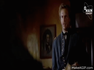 dances with wolves piss my self clip on Make a GIF