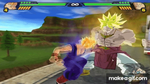 DragonballZ Budokai Tenkaichi 3 All Throw Attacks HD on Make a GIF