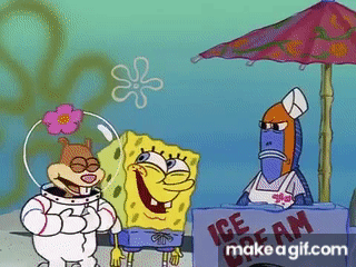 Spongebob Squarepants - Banana Split on Make a GIF
