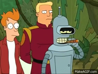 FUTURAMA - Bender - I'm Back, Baby on Make a GIF