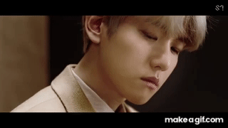 Baekhyun's jaw clenching on Make a GIF