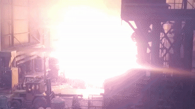 steel mill wet charge on Make a GIF