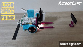 Lego SPIKE Prime - RobotLift on Make a GIF