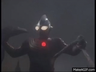Ultraman Tiga vs Gatanozoa (First Fight) on Make a GIF