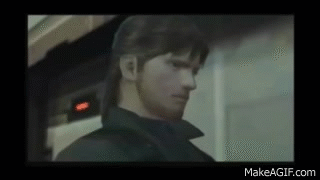 MGS2 Secret Handshake Otacon and Snake on Make a GIF