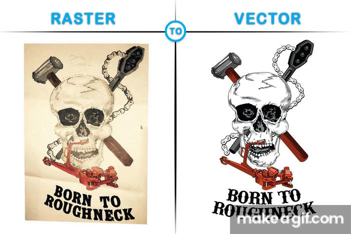 Raster to Vector Conversion Services on Make a GIF