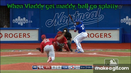 Vladdy Home Run on Make a GIF