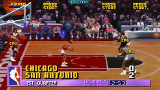 NBA Jam TE ARCADE 1080P HD PLAYTHROUGH - CHICAGO BULLS VS SAN ANTONIO ...