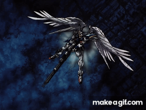Gundam Wing Endless Waltz - Wing Zero Buster Rifle on Make a GIF