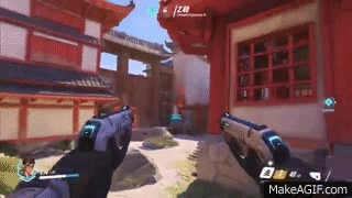 Tracer Gameplay Preview | Overwatch | 1080p HD, 60 FPS on Make a GIF