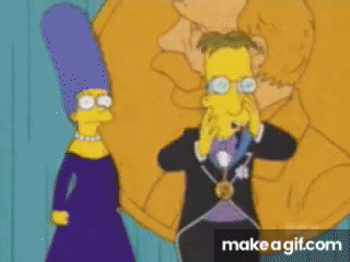 Simpsons Frink n Dad Juicy Brains!!! on Make a GIF
