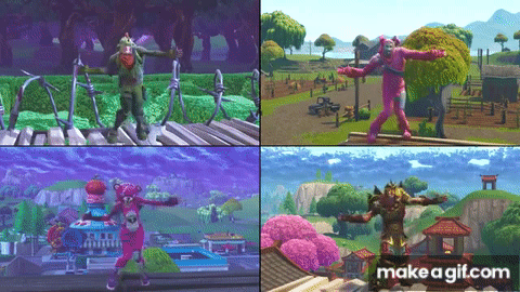 Fortnite Dance goes with everything on Make a GIF