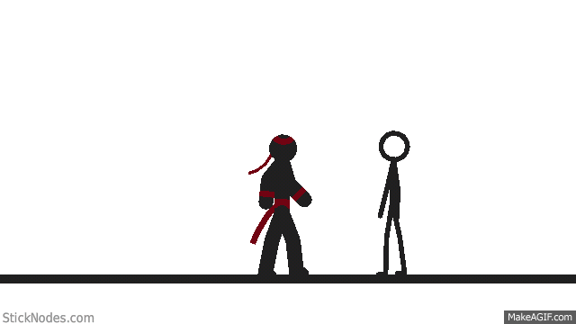 Ninja kick and punch! on Make a GIF