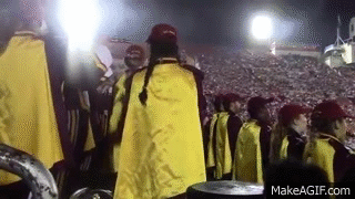 The Buzz: Sneak Peak into the Life of the USC Marching Band on Make a GIF