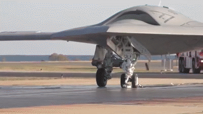 US Navy X-47B UCAS first land-based catapult launch on Make a GIF