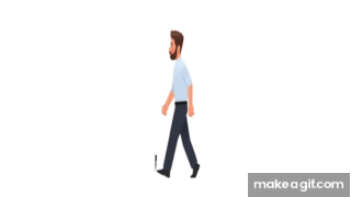 Man Walking Clipart Gif