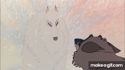 Balto (1995) - The White Wolf Scene (8/10) | Movieclips on Make a GIF