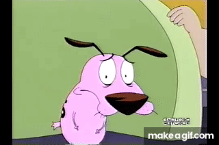 Courage the Cowardly Dog: Courage's Talking Moments Season #1 on Make a GIF