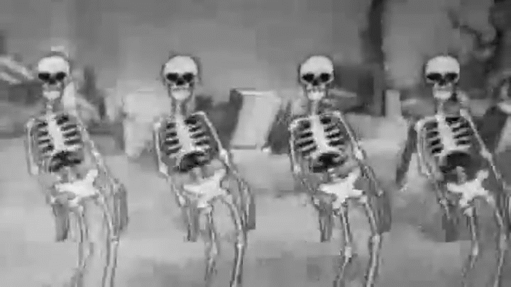 Spooky Scary Skeletons on Make a GIF
