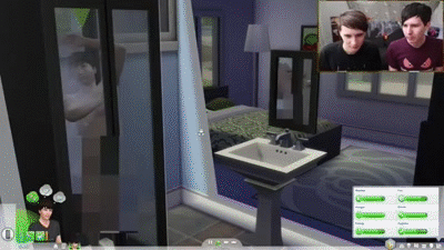 DIL GETS SPOOKY - Dan and Phil Play: Sims 4 #21 on Make a GIF