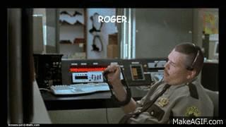 Roger. Checking. on Make a GIF