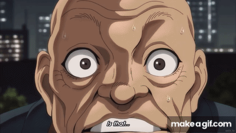 Yujiro Cook Food For Baki on Make a GIF