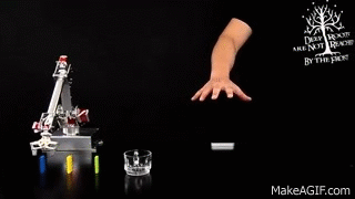 7Bot Desktop Robot Arm -- gesture control using Leap Motion on Make a GIF