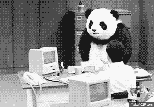 Panda goes Office Space on Make a GIF