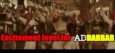 excitement level on Make a GIF