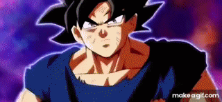 Goku Ui Roar on Make a GIF