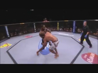 lateral drop from over under clinch on Make a GIF